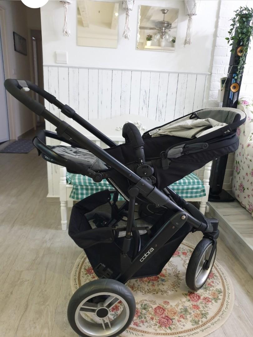 ABC Design Cobra Black Stroller Made in Germany, Babies & Kids, Infant ...