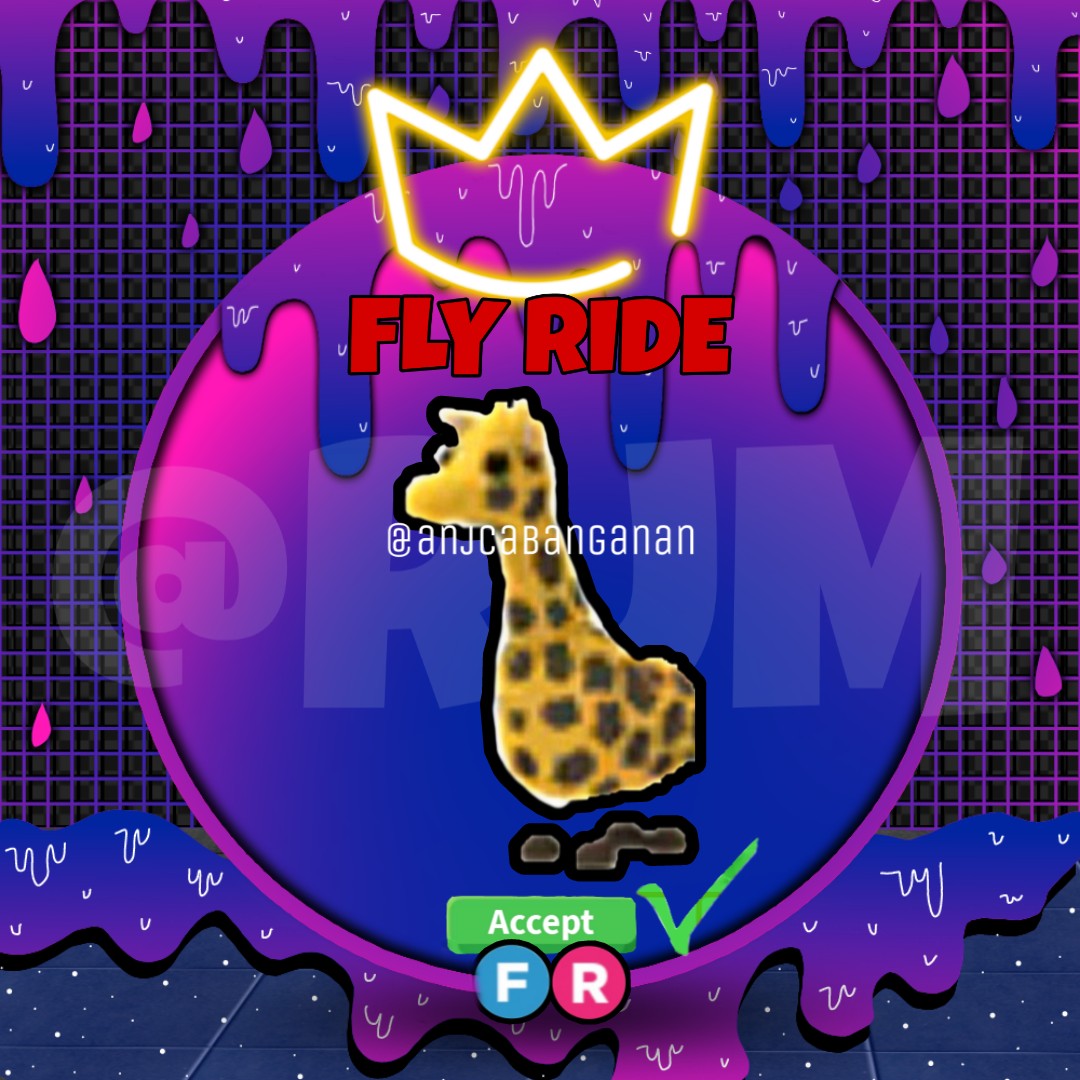 Adopt Me Fr- Giraffe, Video Gaming, Gaming Accessories, Interactive ...