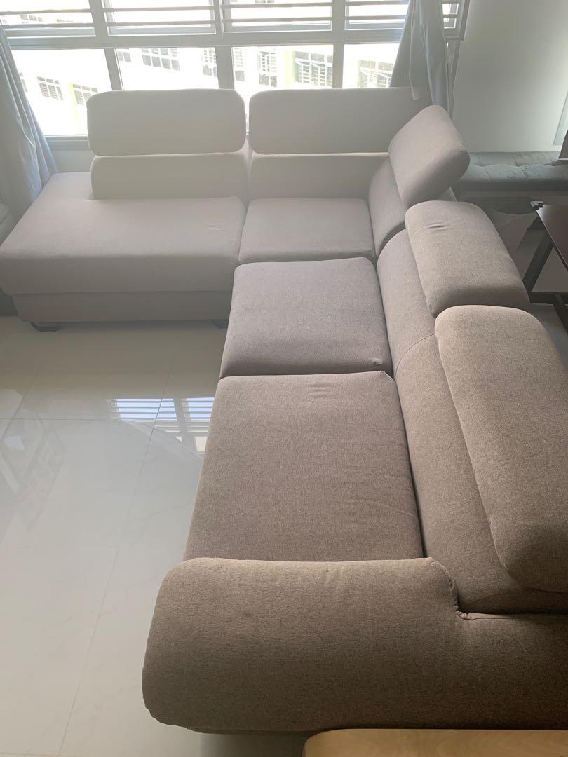 Cellini Apollo L-shape sofa, Furniture & Home Living, Furniture, Sofas ...