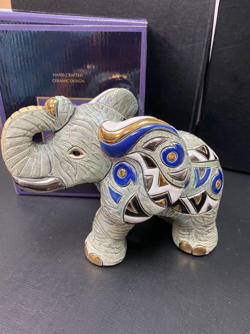DE ROSA African Elephant (Medium), Hobbies & Toys, Collectibles ...