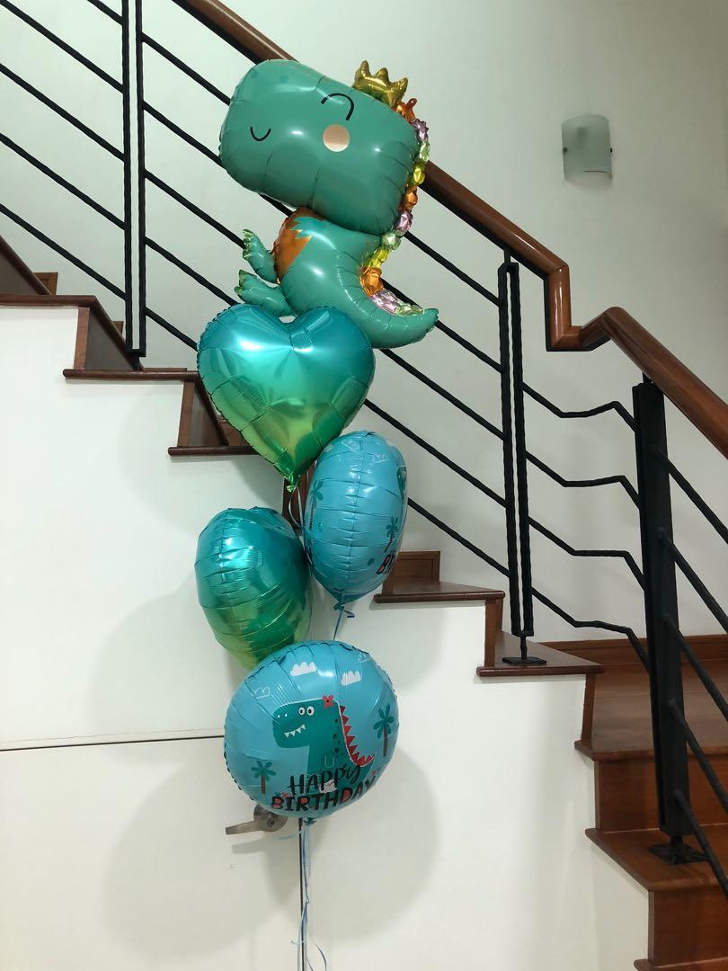 Dinosaur Theme Balloons , Babies & Kids, Going Out, Other Babies Going ...