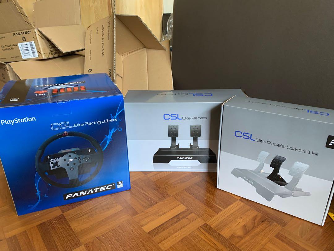 Fanatec CSL elite with load cell kit, Video Gaming, Video Game Consoles ...