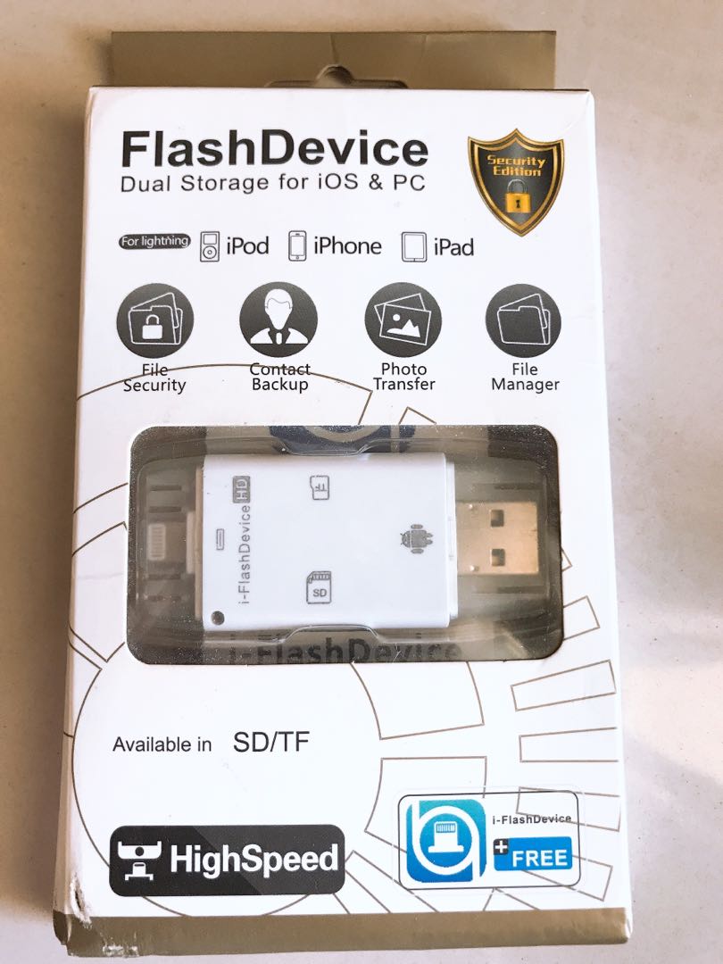 Flash Device Dual Storage for iOS and PC, Computers & Tech, Parts ...