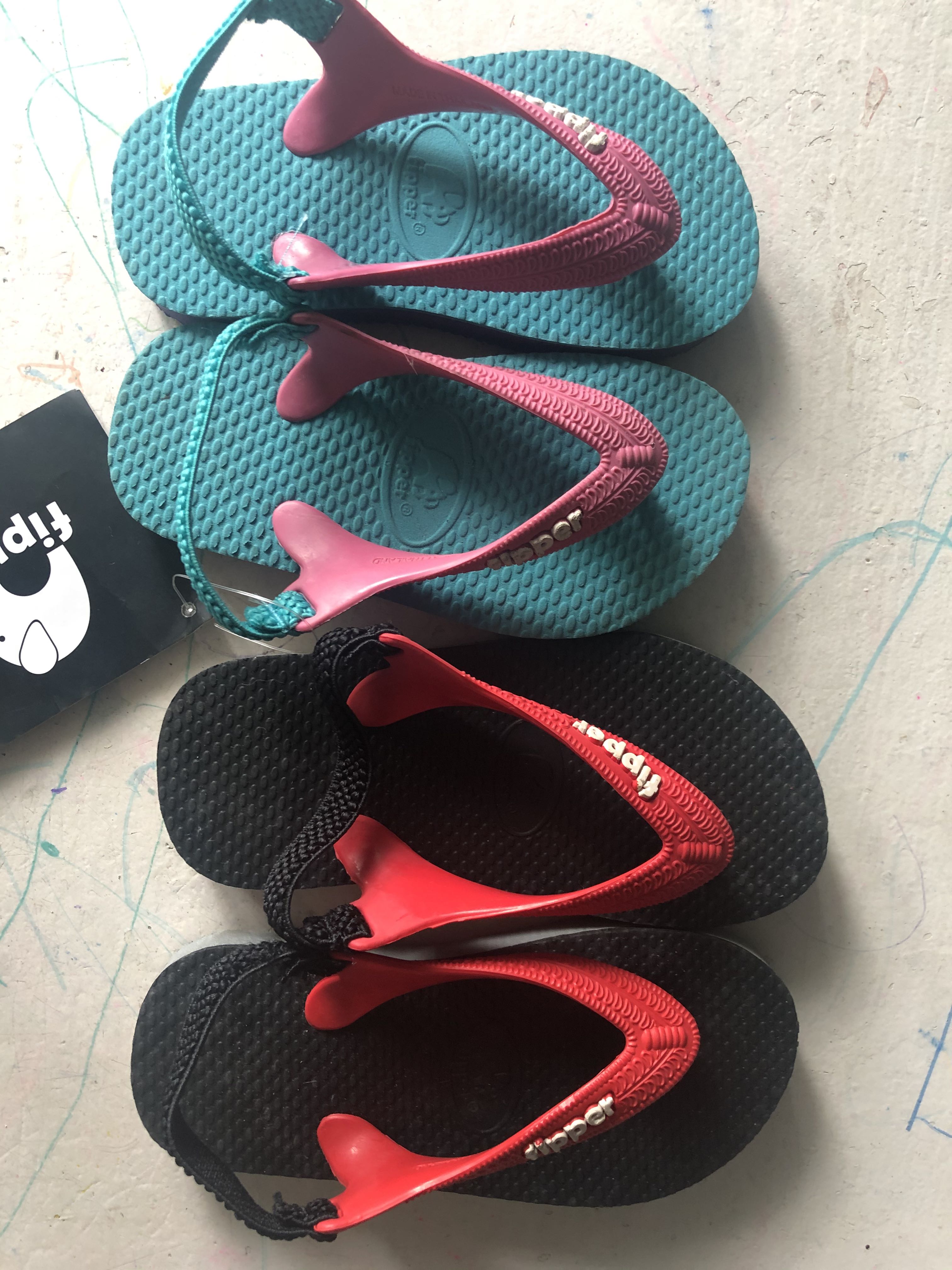 Flippers sandal, Babies & Kids, Babies & Kids Fashion on Carousell