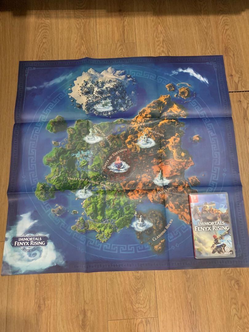 IMMORTALS FENYX RISING w/ MAP, Video Gaming, Video Games, Others on ...