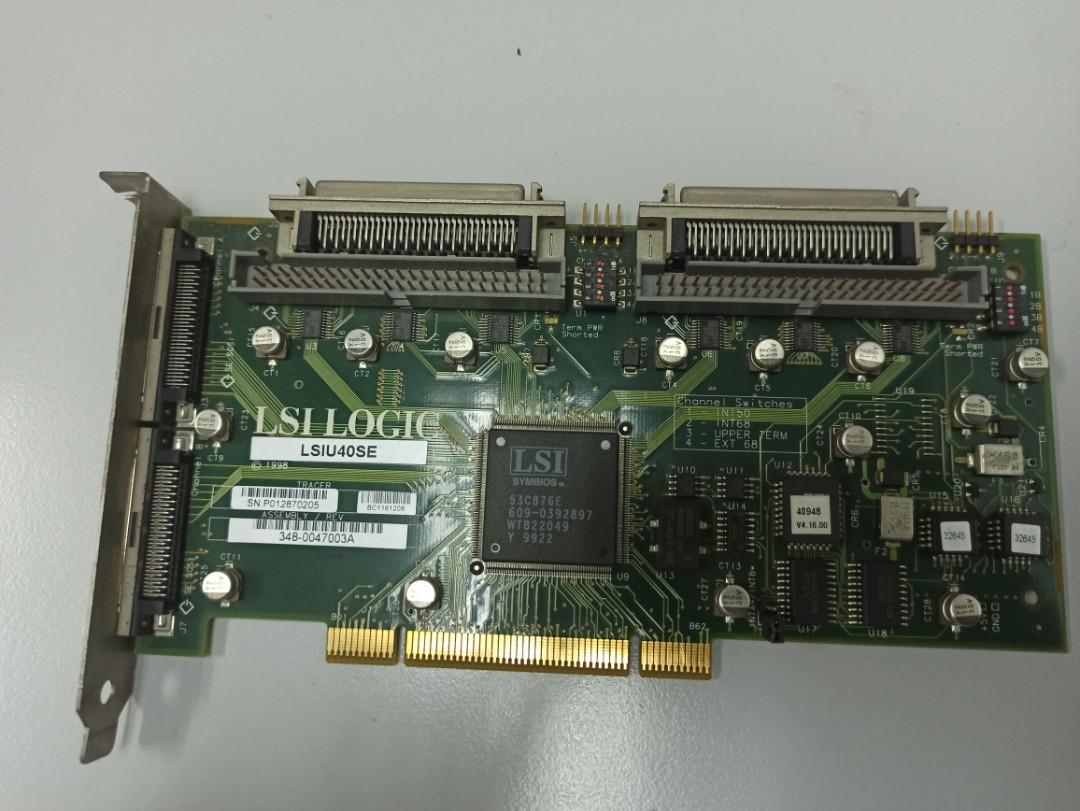 LSI Logic LSIU40SE Ultra Dual Channel SCSI Adapter, Computers & Tech ...