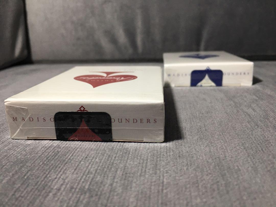 RARE Blue and Scarlet Madison Rounders Playing Cards Set, Hobbies ...