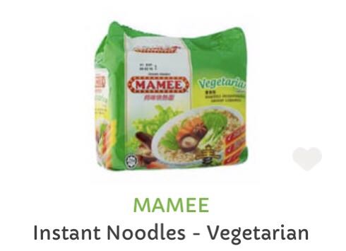 Mamee Vegetarian Instant Noodles, Food & Drinks, Rice & Noodles on ...