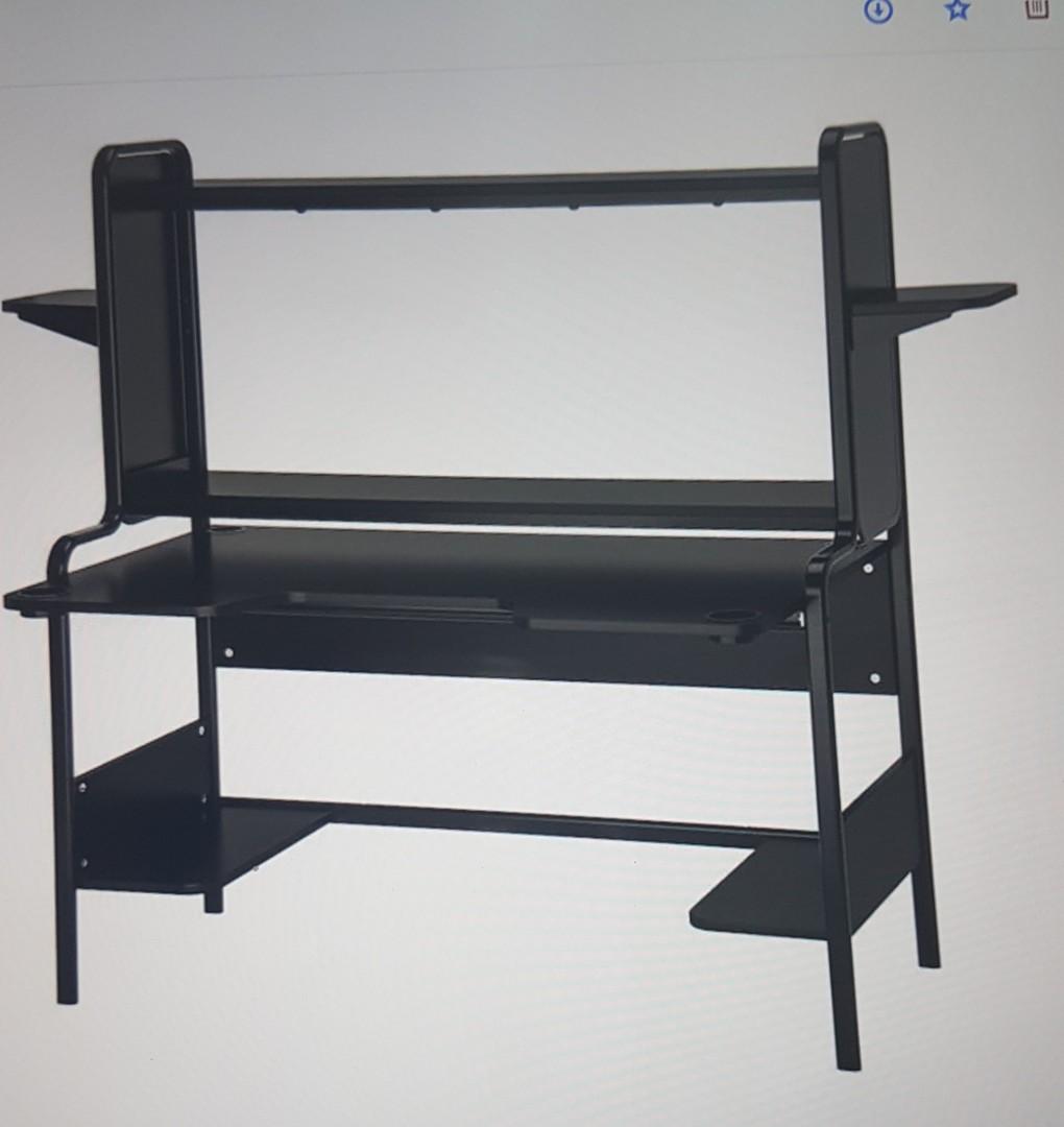 Metal computer table, Furniture & Home Living, Furniture, Tables & Sets ...