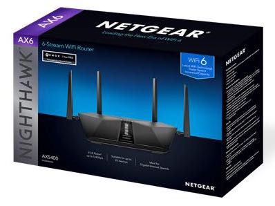 NETGEAR Nighthawk AX6 6-stream AX5400 WiFi Router (RAX50), 電腦＆科技, 電腦周邊及 ...