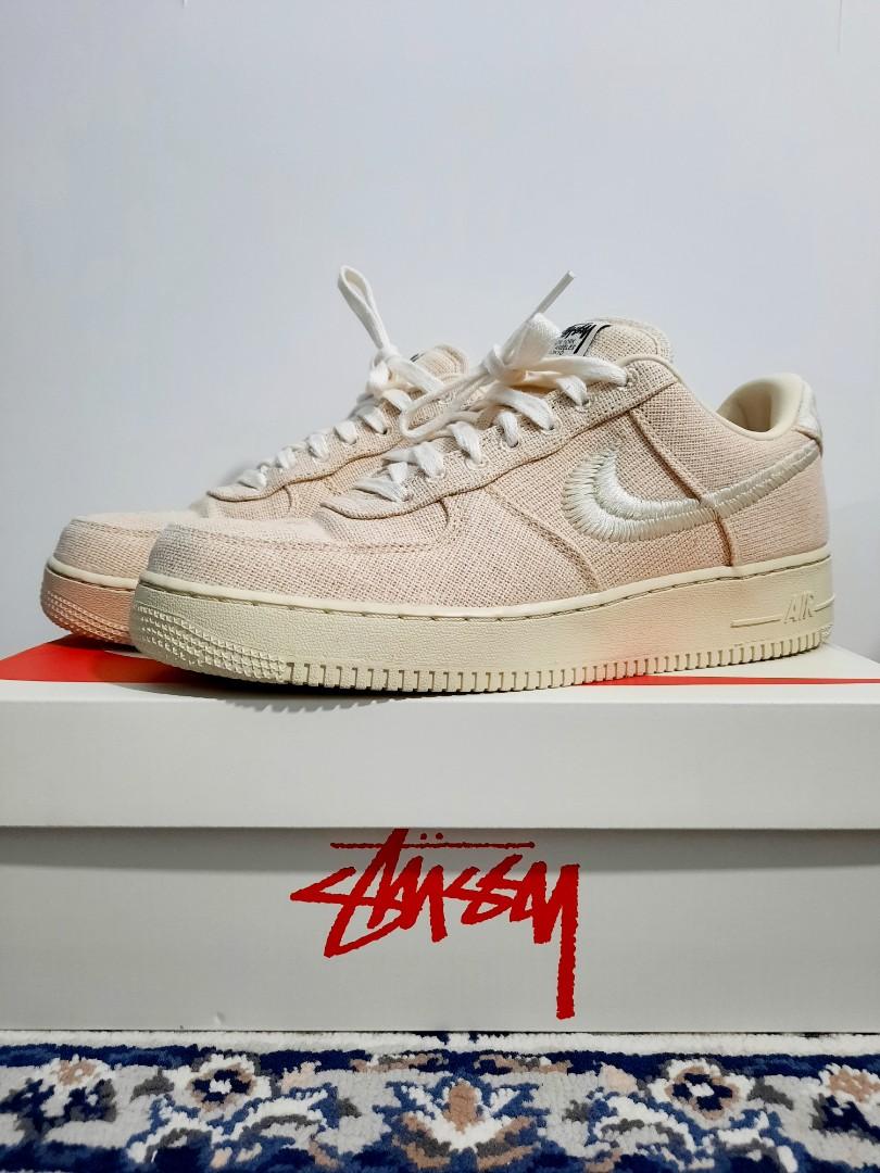 Nike Stussy Air Force 1, Men's Fashion, Footwear, Sneakers on Carousell
