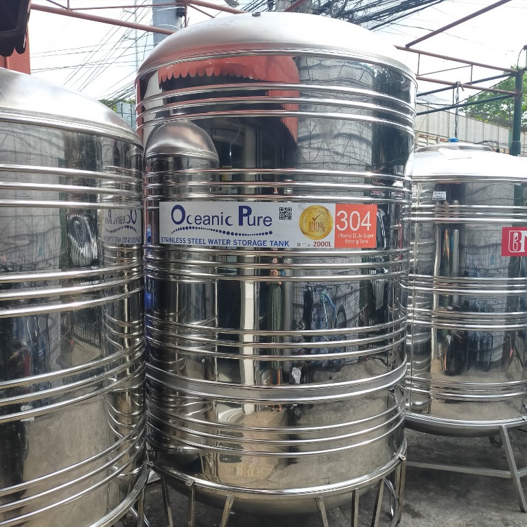 Oceanic Pure Stainless Steel Water Tank, Commercial & Industrial ...