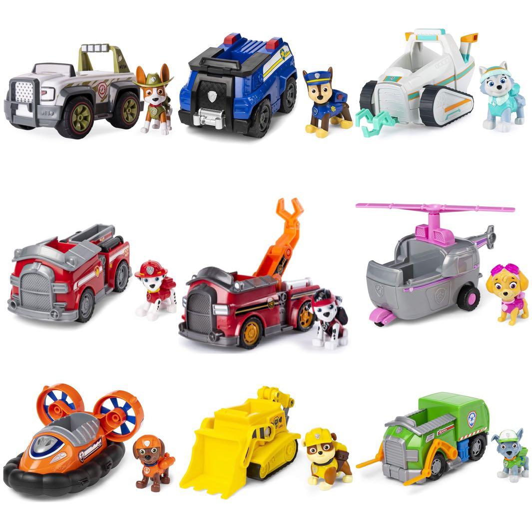 Paw Patrol Zuma Rocky Rubble Marshall Chase Skye Everest tracker Ryder ...