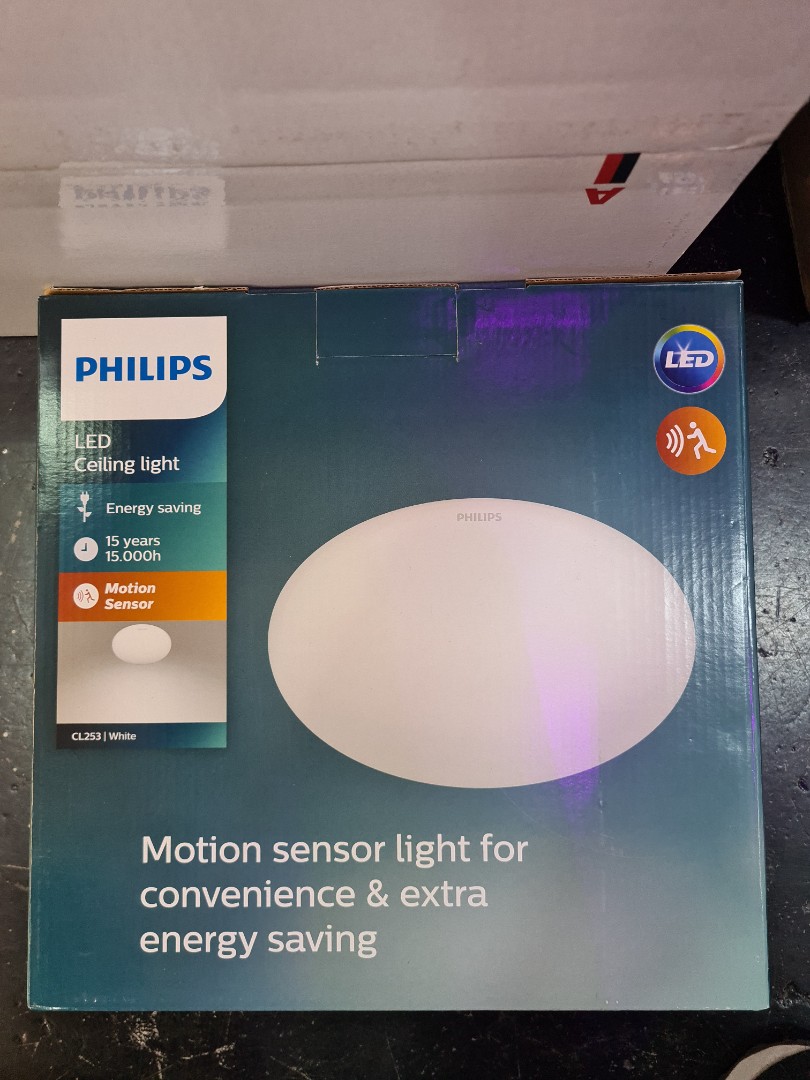 Philips motion sensor ceiling led light, Furniture, Home Decor ...