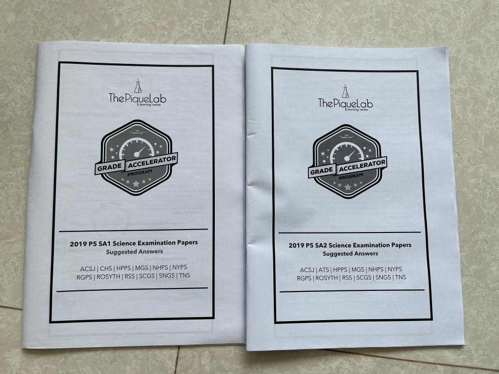 Pique lab p5 Answer key, Hobbies & Toys, Books & Magazines, Assessment ...