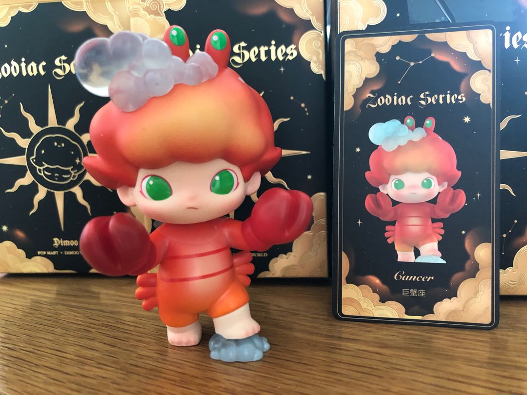 Popmart dimoo zodiac - cancer, Toys & Games, Bricks & Figurines on ...