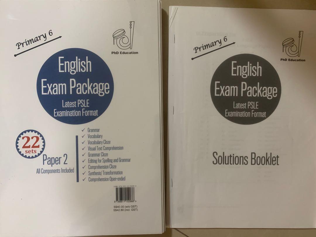 PSLE English Exam Package with Solution Free Past PLSE Questions ...