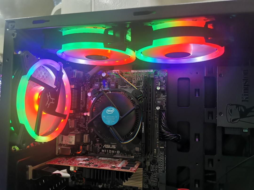Rakk Maris Pro 3 in 1 rgb fans (with hub), Computers & Tech, Parts ...