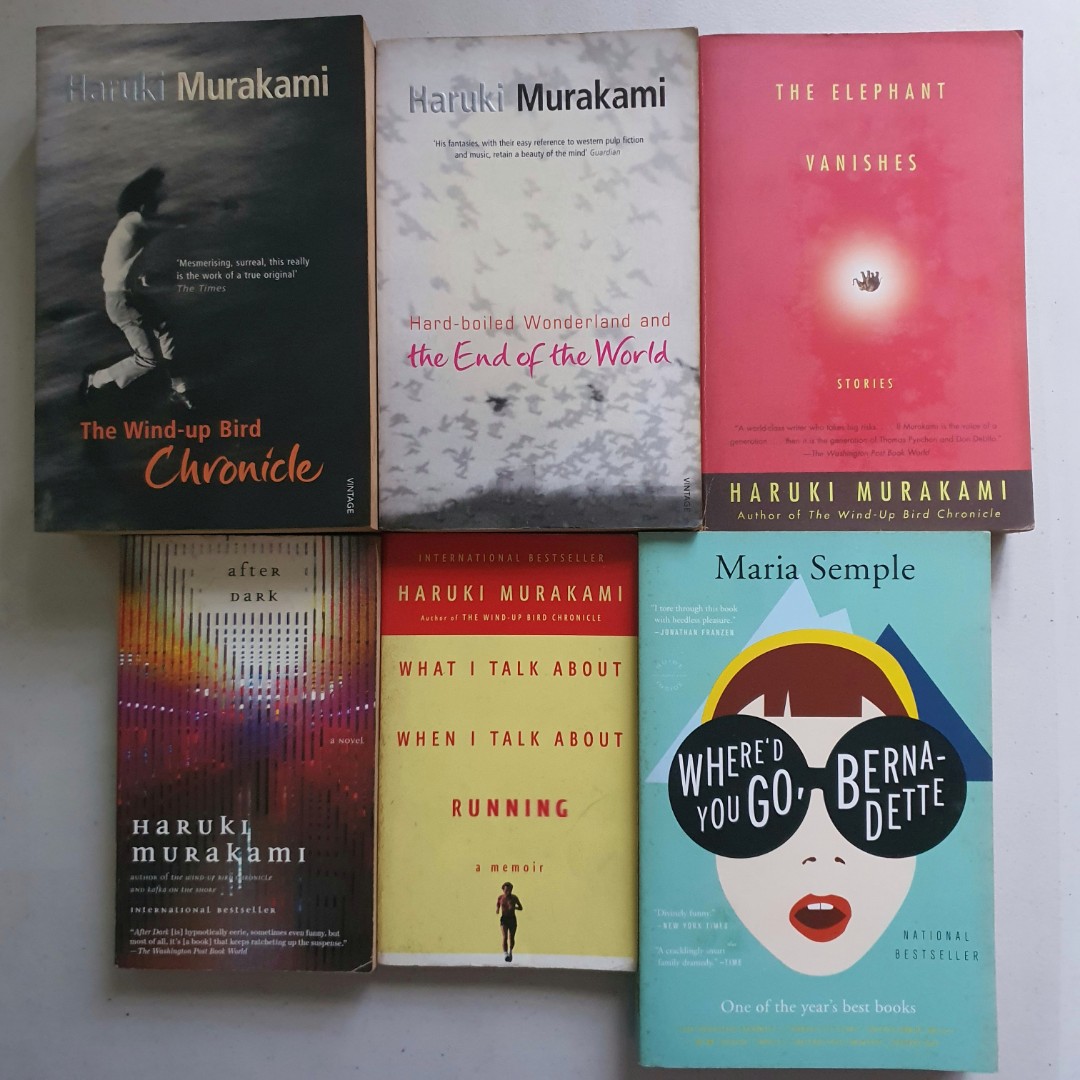Rare Haruki Murakami books + Maria Semple, Hobbies & Toys, Books ...