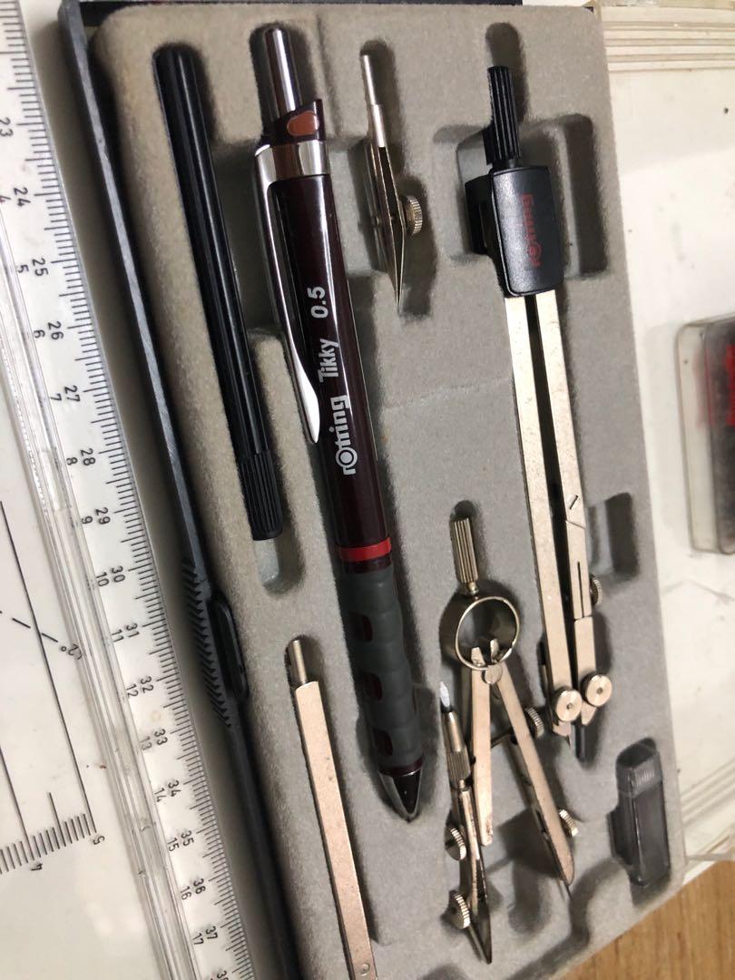 rOtring GERMANY Technical Drawing Set #iluvposlaju, Hobbies & Toys ...