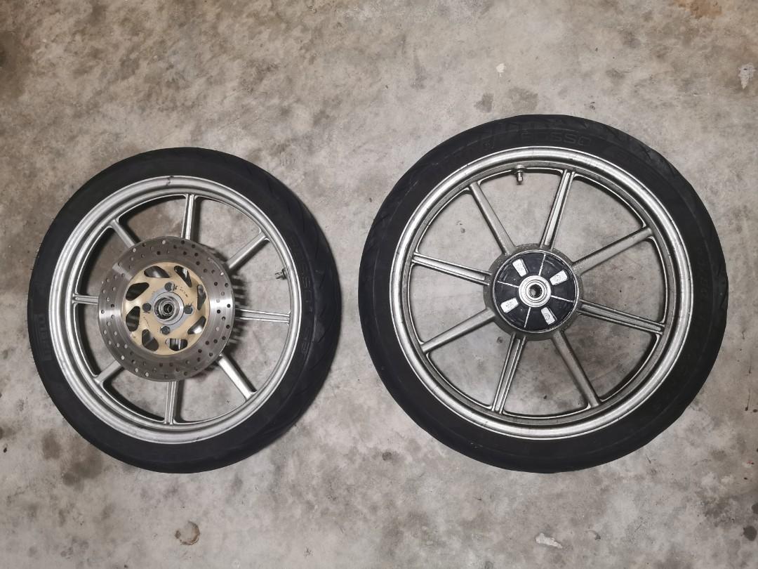 Rxz racing boy Rim 17 inch, Motorcycles, Motorcycle Accessories on ...