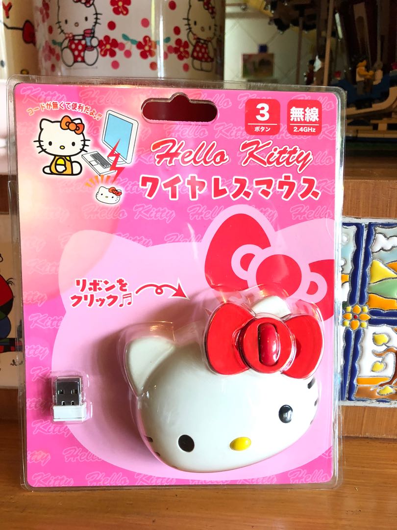 Sanrio Hello Kitty wireless mouse, Computers & Tech, Parts ...