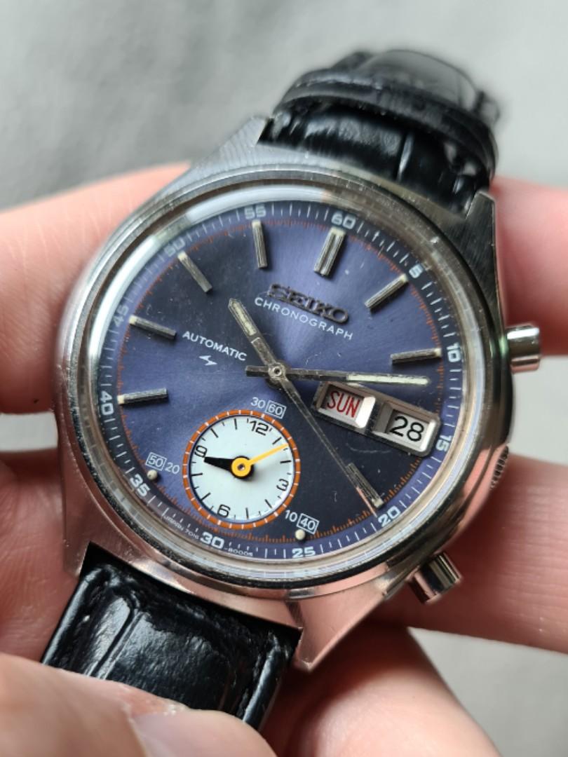 Seiko Vintage Flyback Chrono 7016-8001, Luxury, Watches on Carousell