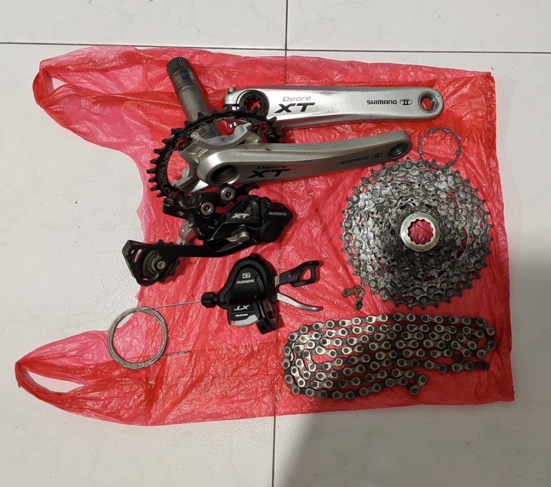 Shimano xt 10 speed groupset mtb, Sports Equipment, Bicycles & Parts ...