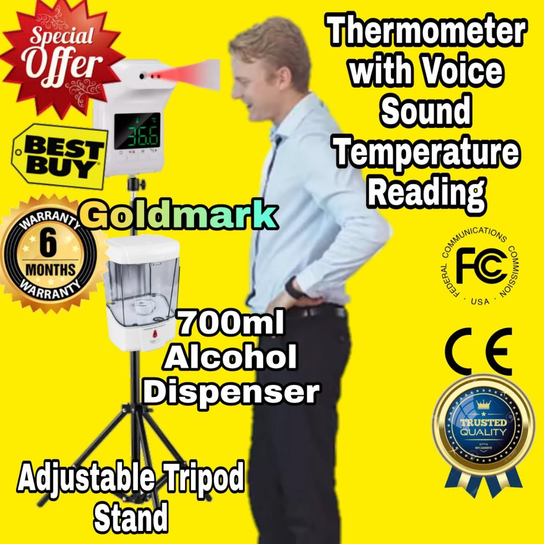 Smart Thermometer with Voice Sound Temperature Reading Plus 700ml ...