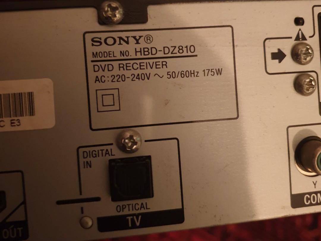 Sony DAV-DZ810 DVD Home Theatre System, TV & Home Appliances, TV ...
