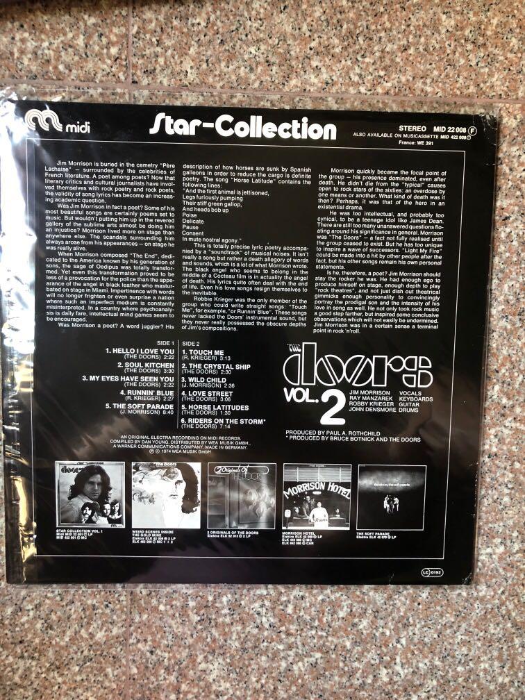 The doors- star collection vol 2, Hobbies & Toys, Music & Media, CDs ...