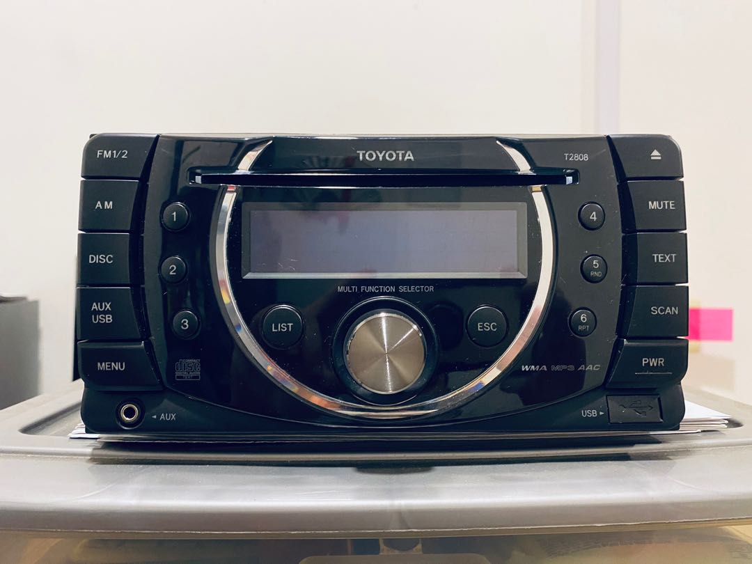 Toyota Original Audio Head Unit, Car Accessories, Accessories on Carousell