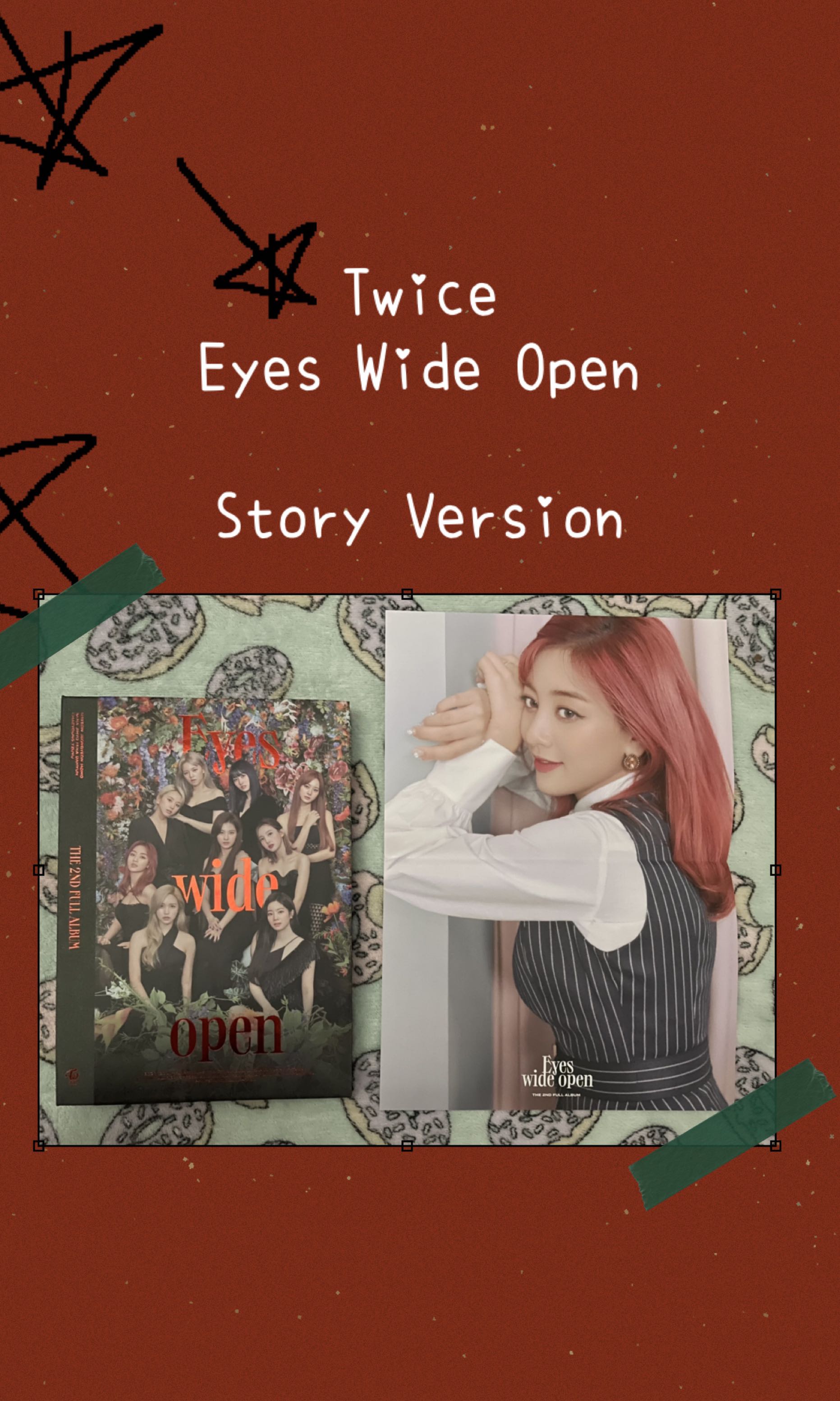 Twice "Eyes Wide Open" Story Version, Hobbies & Toys, Memorabilia ...