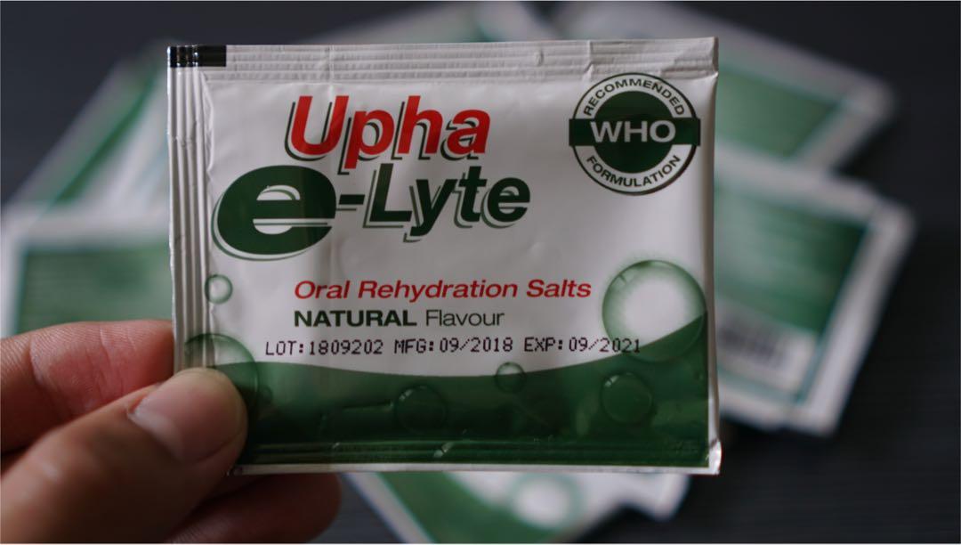 Upha E-Lyte oral rehydration salts, Health & Nutrition, Health ...