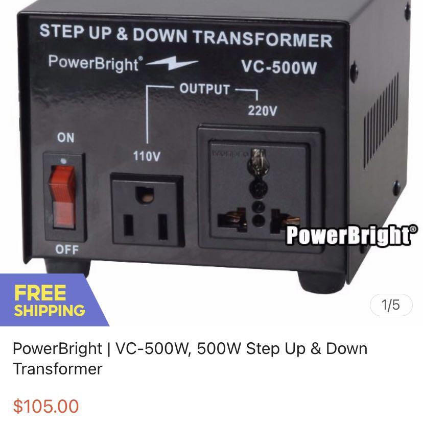 Voltage transformer & Router, Electronics, Others on Carousell