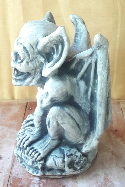 90s Vintage Gargoyle Foam Carving Fine Details Exquisite Eyes, Hobbies ...