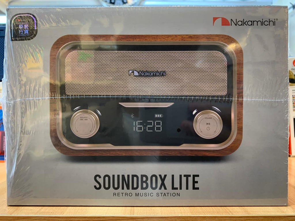 日本 Nakamichi Sound Box Lite 復古木紋藍牙喇叭, 音響器材, Soundbar、揚聲器、藍牙喇叭、耳擴 ...