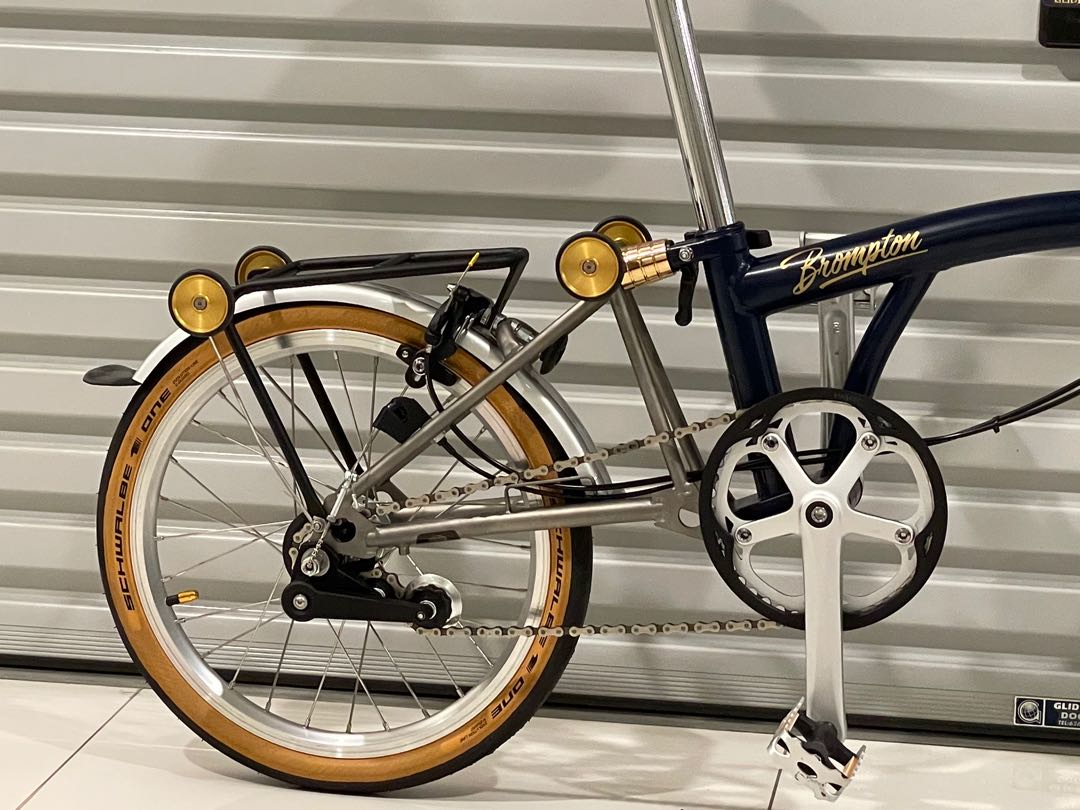 Brompton Tempest Blue Superlight , Sports Equipment, Bicycles & Parts ...