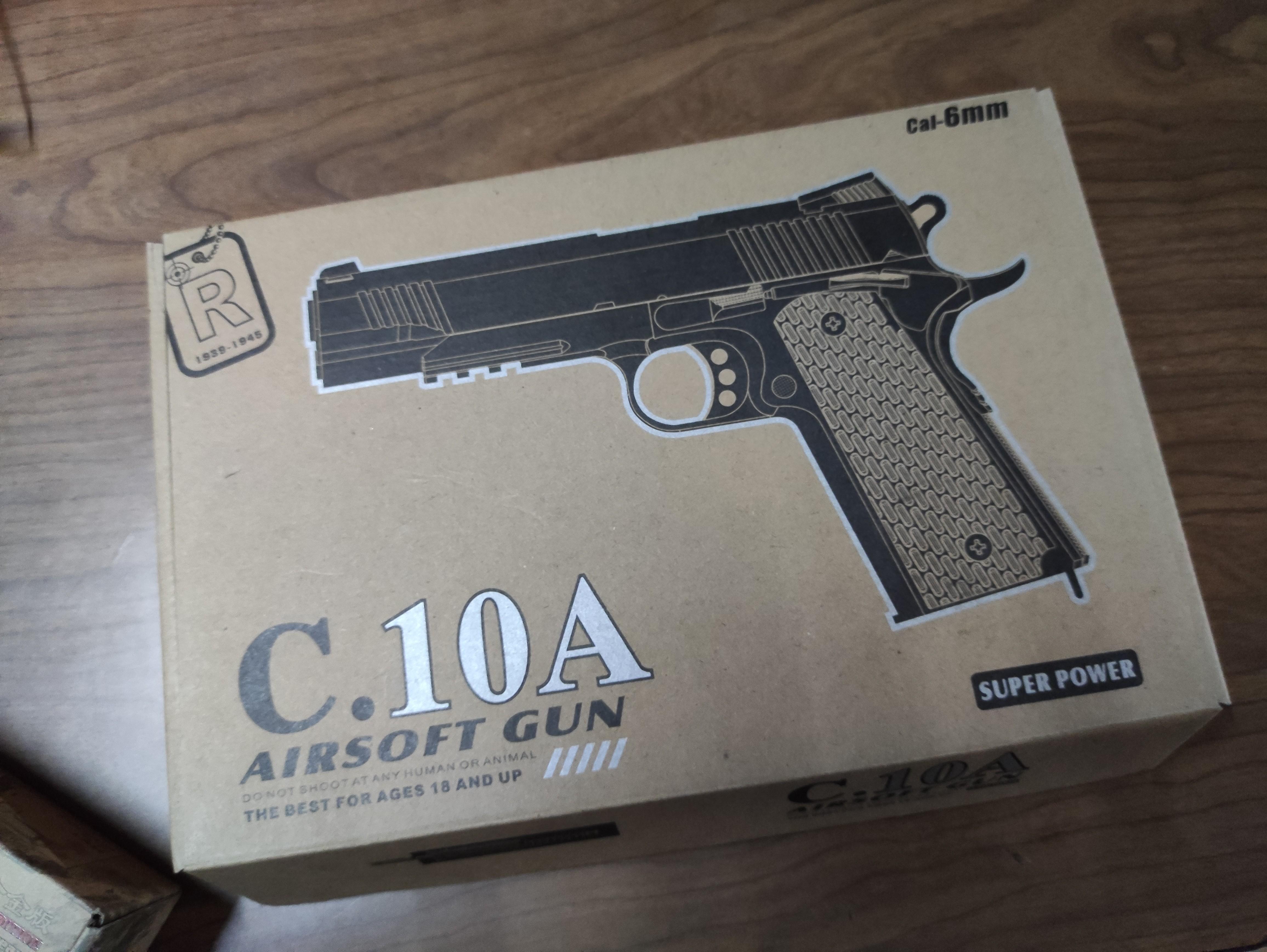 C.10A / K117D Spring Type Airsoft Pistol on Carousell