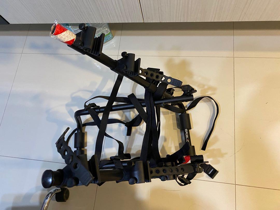 Car rack for sedan car. Can put 3 bicycle, Sports Equipment, Bicycles ...