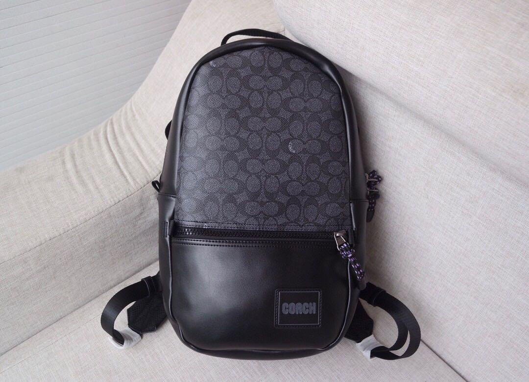 Coach | Pacer Backpack In Signature Canvas With Coach Patch, Men's ...