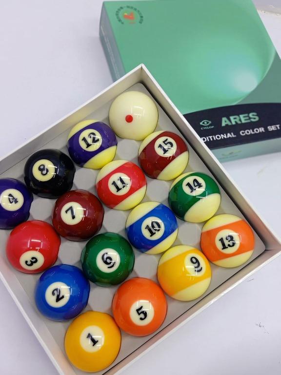 CYCLOPS ARES BALL SET / BOLA NG BILYARAN, Sports Equipment, Sports ...