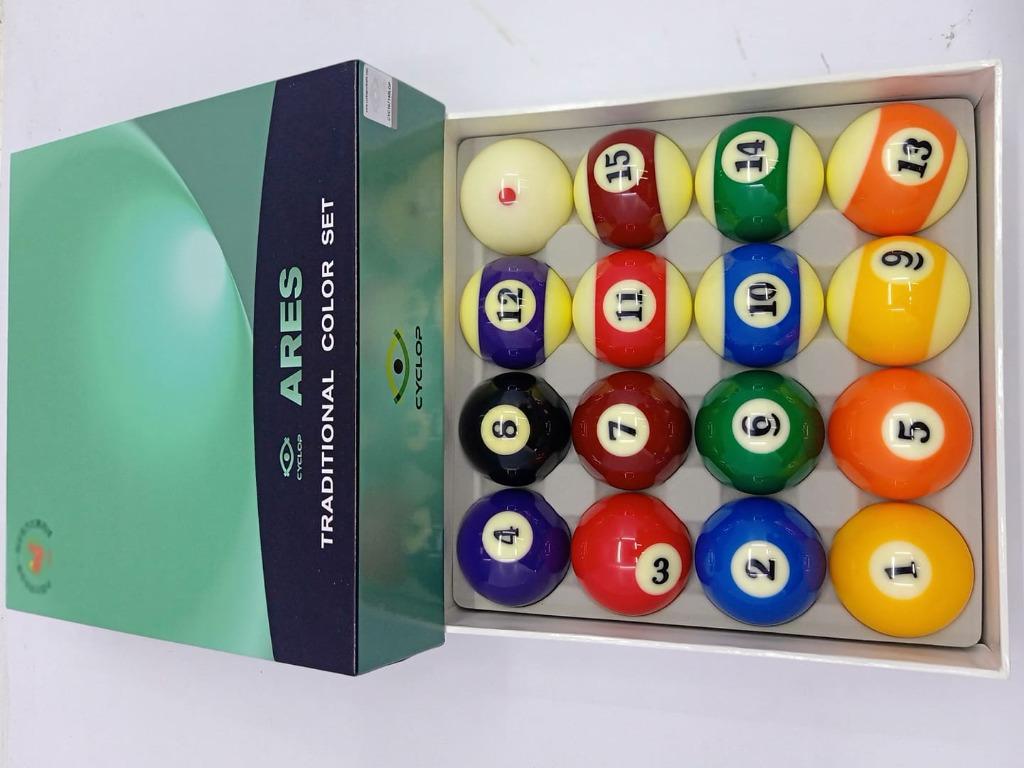 CYCLOPS ARES BALL SET / BOLA NG BILYARAN, Sports Equipment, Sports ...
