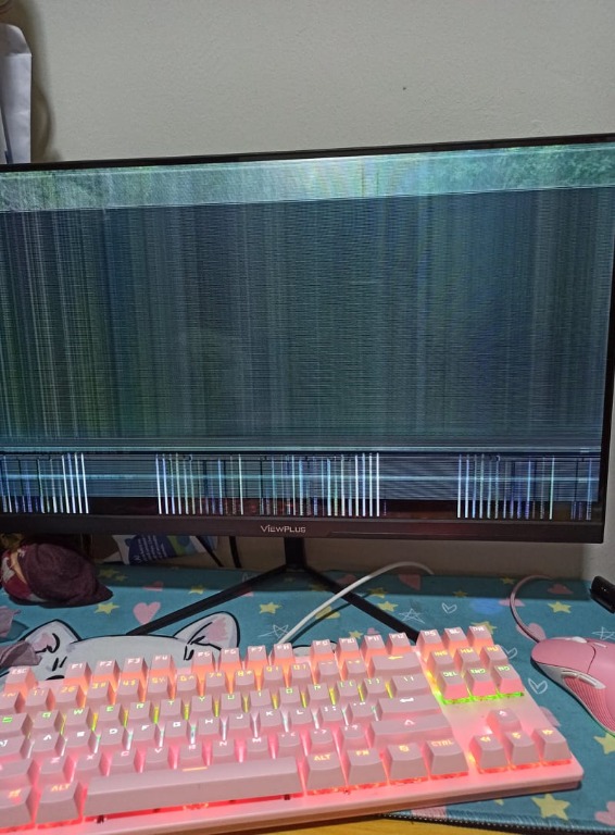 defective viewplus 24" led monitor, Computers & Tech, Desktops on Carousell