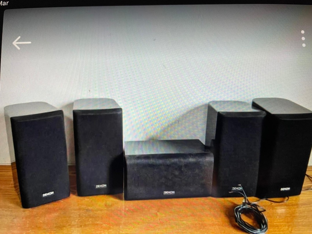 Denon sc1312 Stereo Satellite Front Centre & Surround speakers, Audio ...