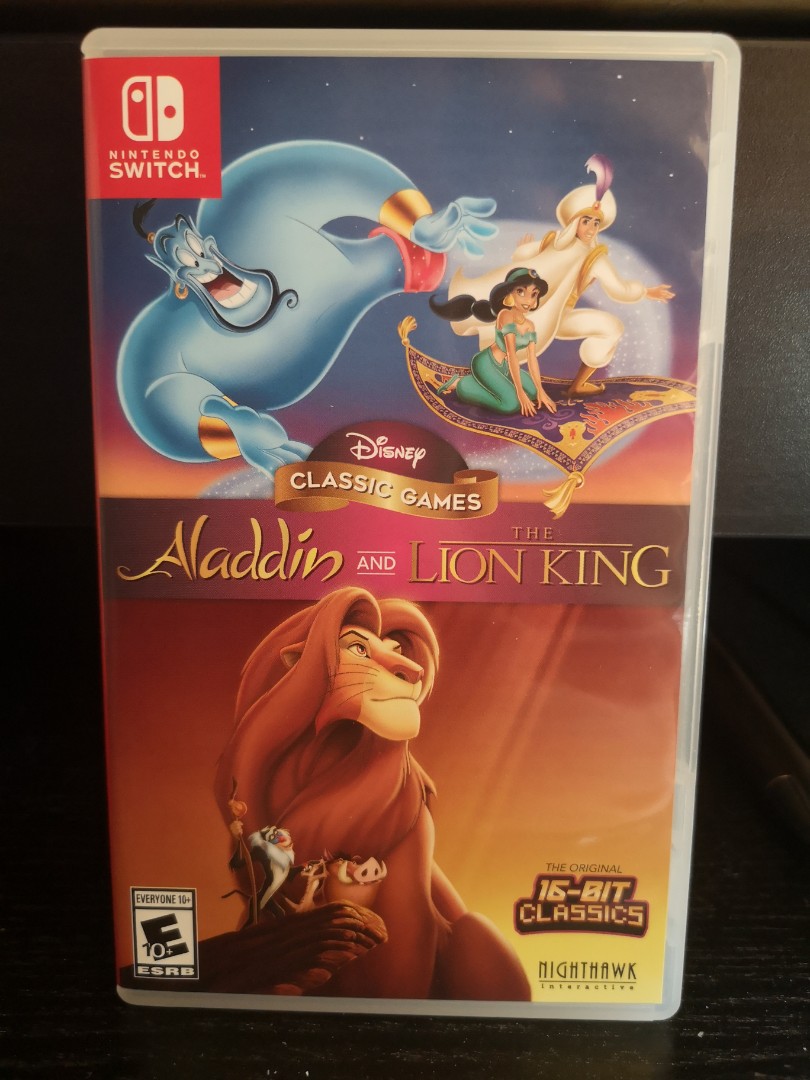 Aladdin and The Lion King switch, Video Gaming, Video Games, Nintendo ...