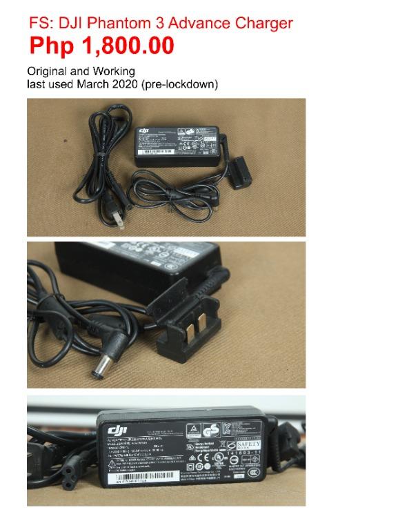 DJI Phantom 3 Advance CHARGER, Photography, Photography Accessories ...