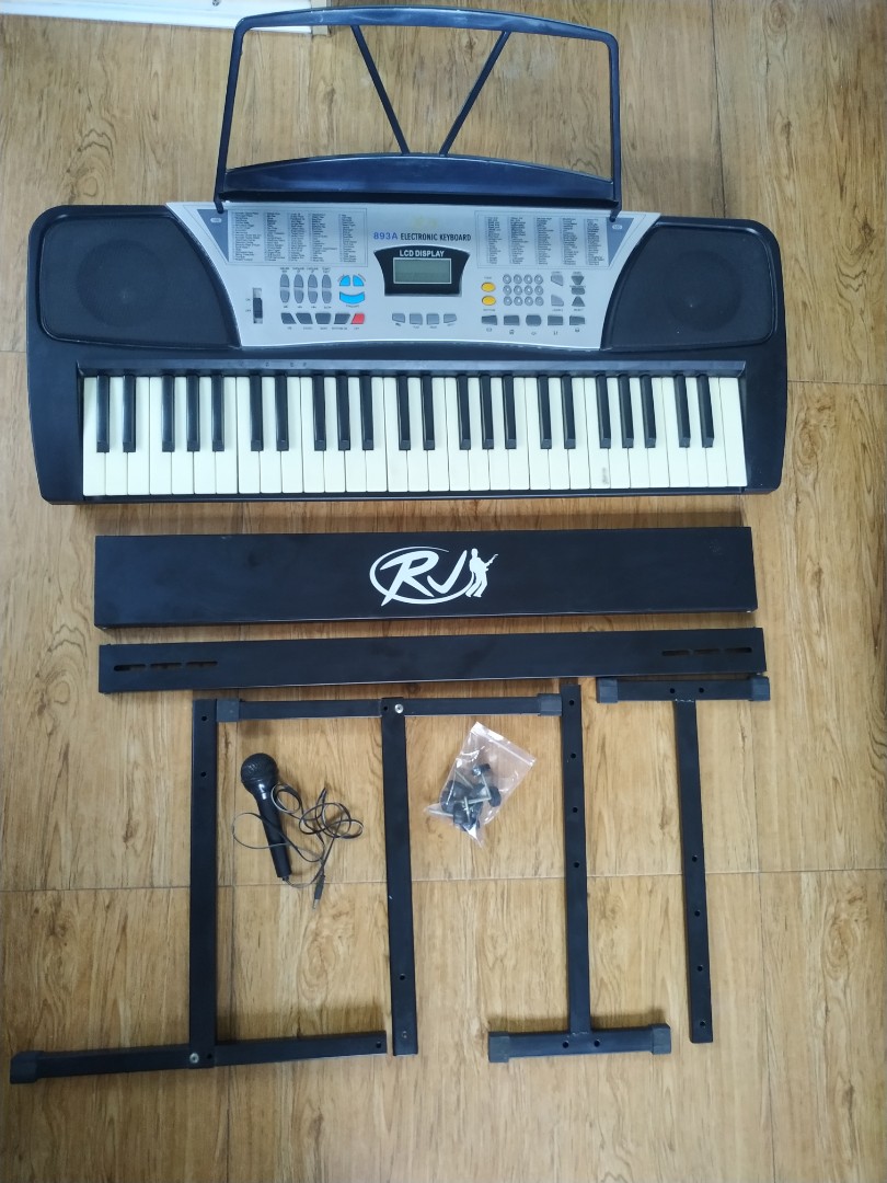 UPDATED Electronic keyboard RJ 54 keys, Hobbies & Toys, Music & Media ...