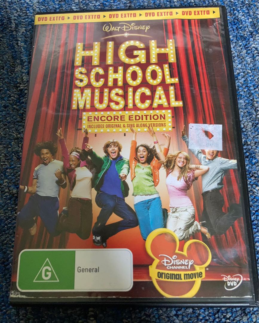 High School Musical Dvd (Encore Edition), Hobbies & Toys, Music & Media ...