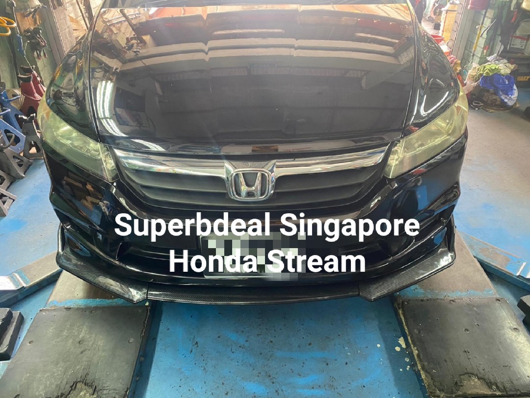Honda Stream Universal Front Lip with install, Car Accessories ...
